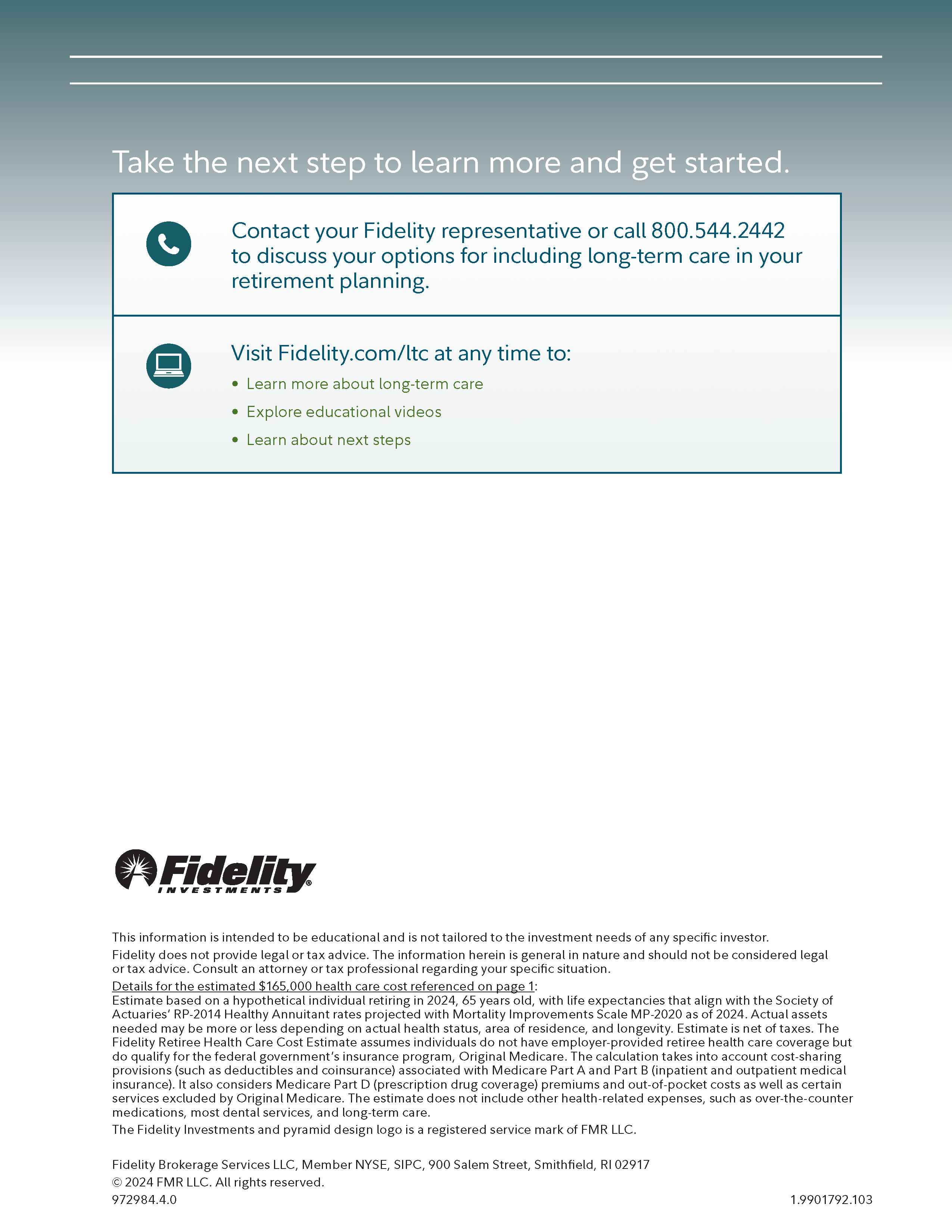 Long-term care planning | Fidelity