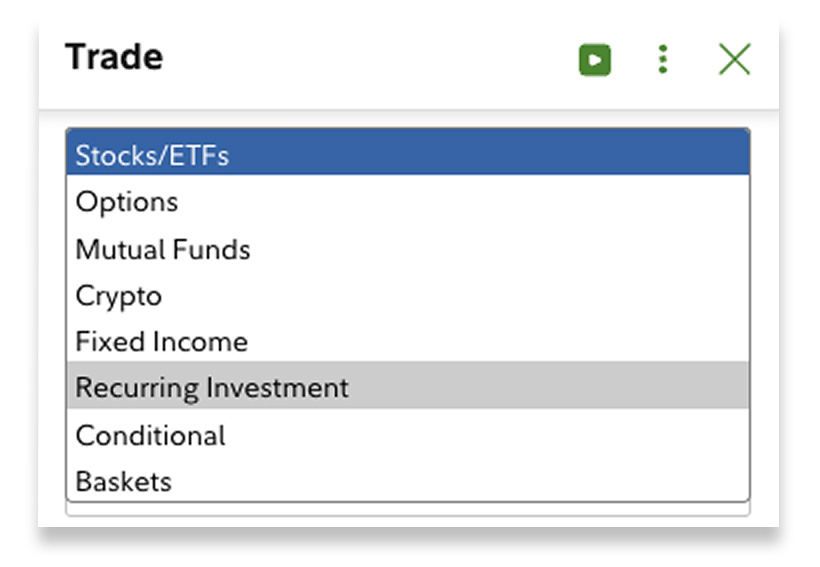 What are recurring investments and how do you set them up? | Fidelity