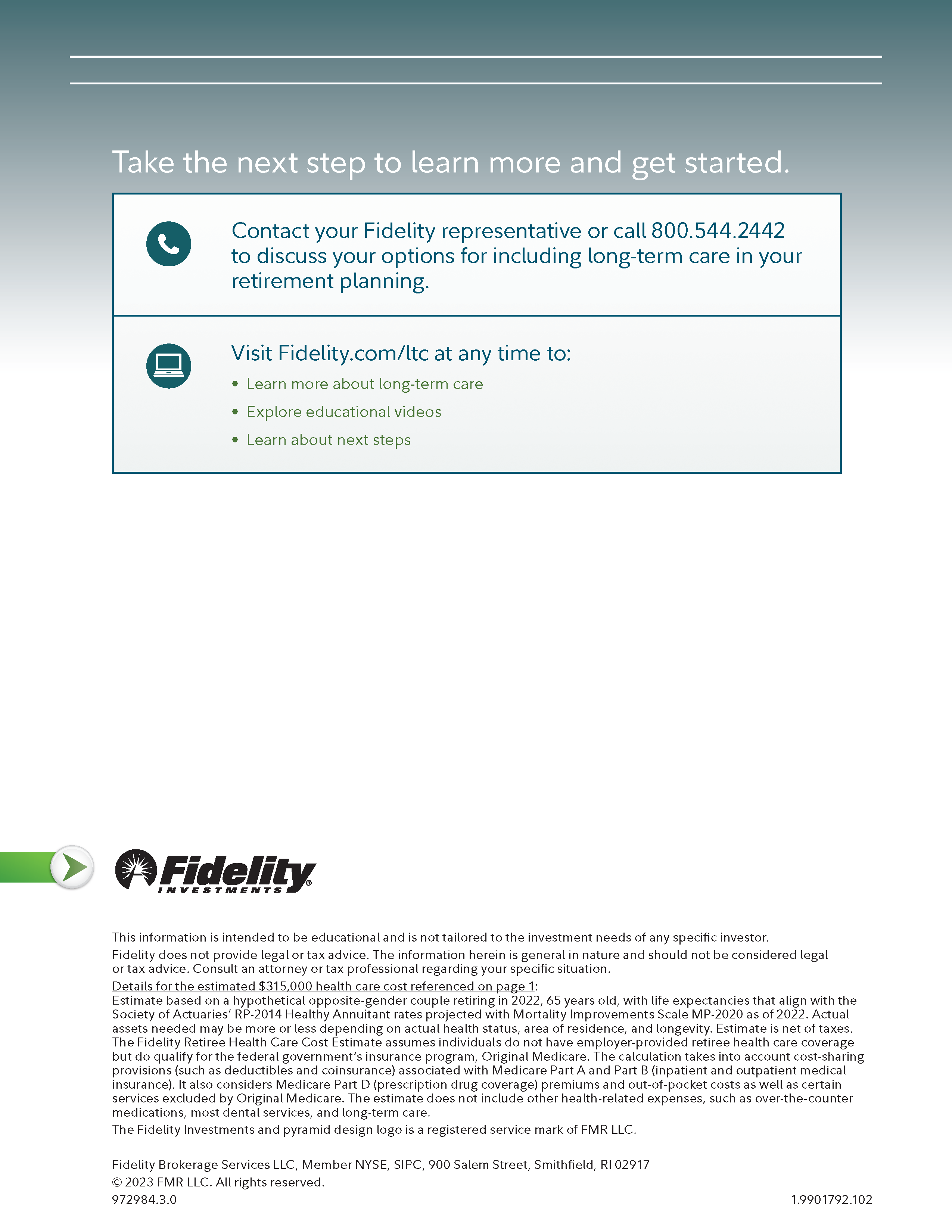 Long-term care planning | Fidelity