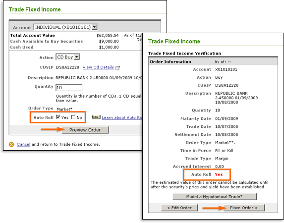 Fidelity Investments: Auto Roll Program